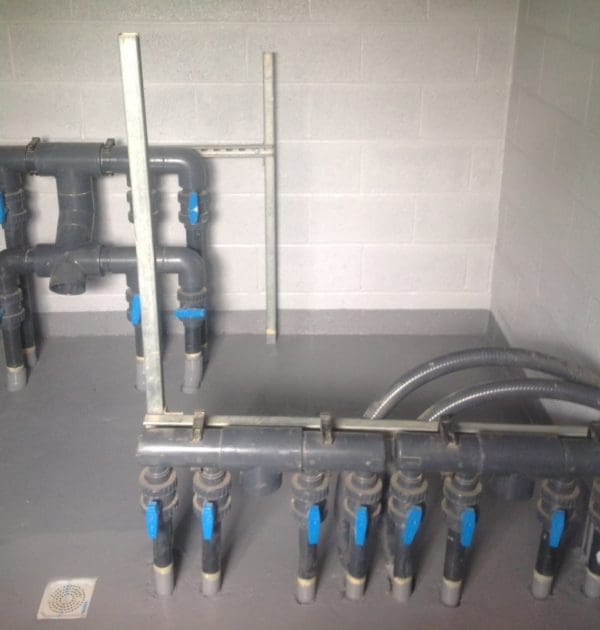 Pool Plant Room Manifolds Installation | Brookforge Swimming Pool Build